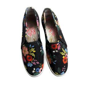 Rifle Paper Co. | Shoes | Rifle Paper Co X Keds Womens Black Floral ...